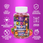 Kids friendly probiotic gummy vitamins