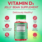 Kids-friendly Vitamin D3 gummy vitamins