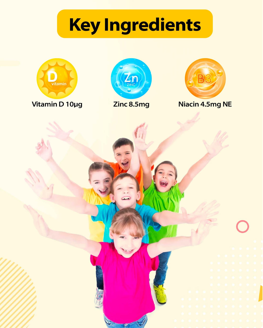 Kids' ginseng supplement for better health