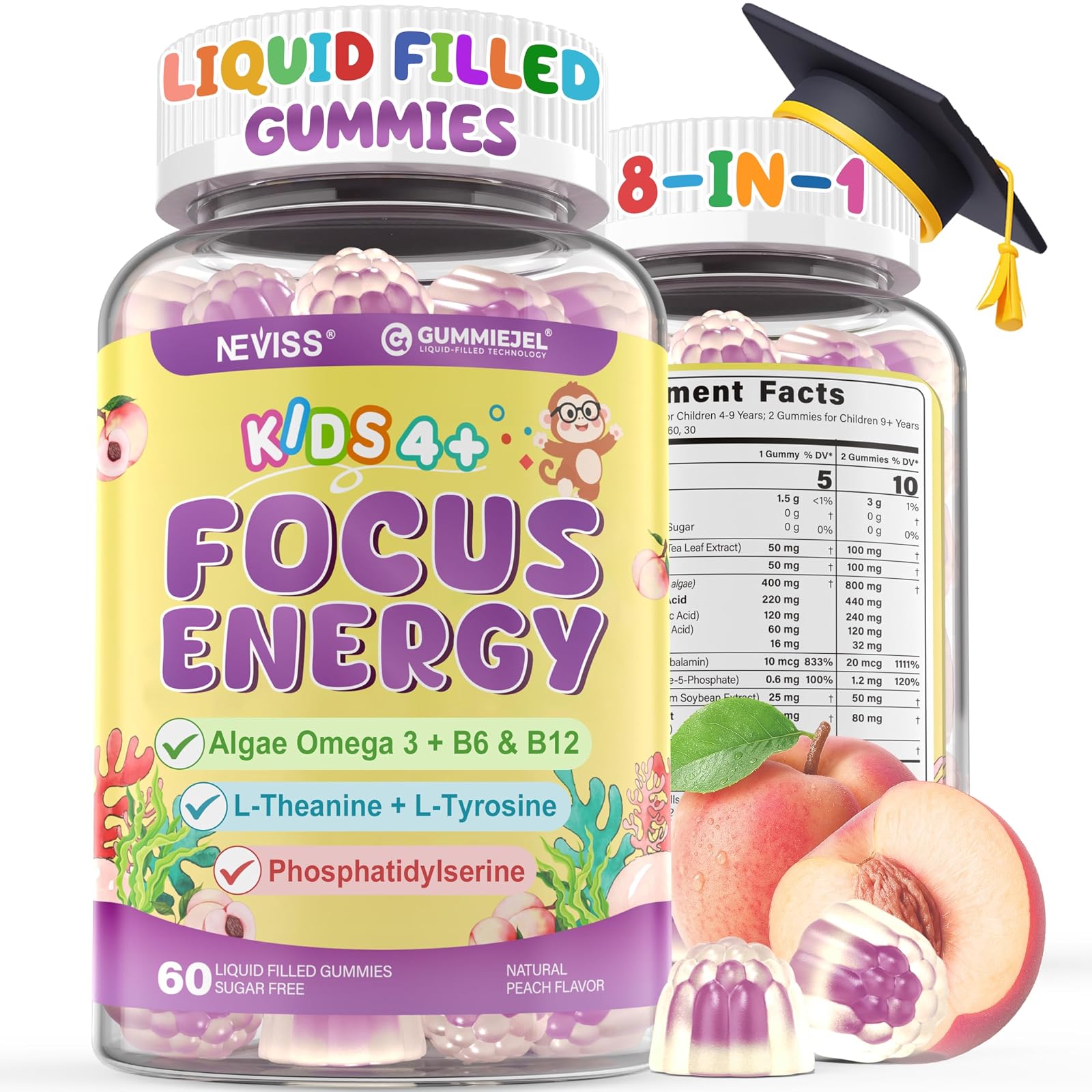 kids gummies for brain support
