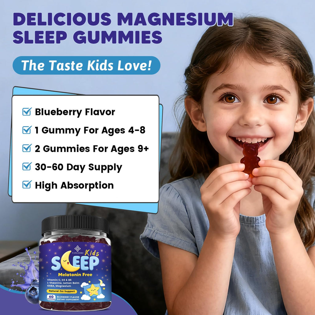 Kids gummies for improved sleep quality