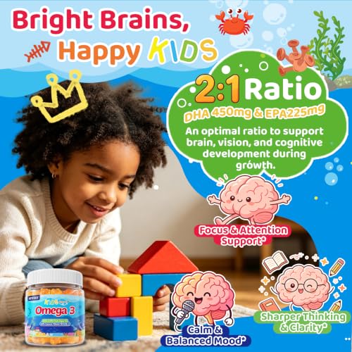 kids gummies support brain development