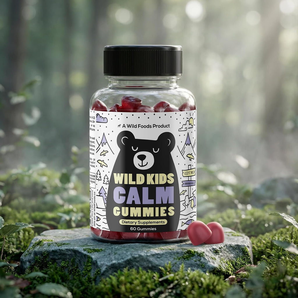 Kids gummies with calming ingredients