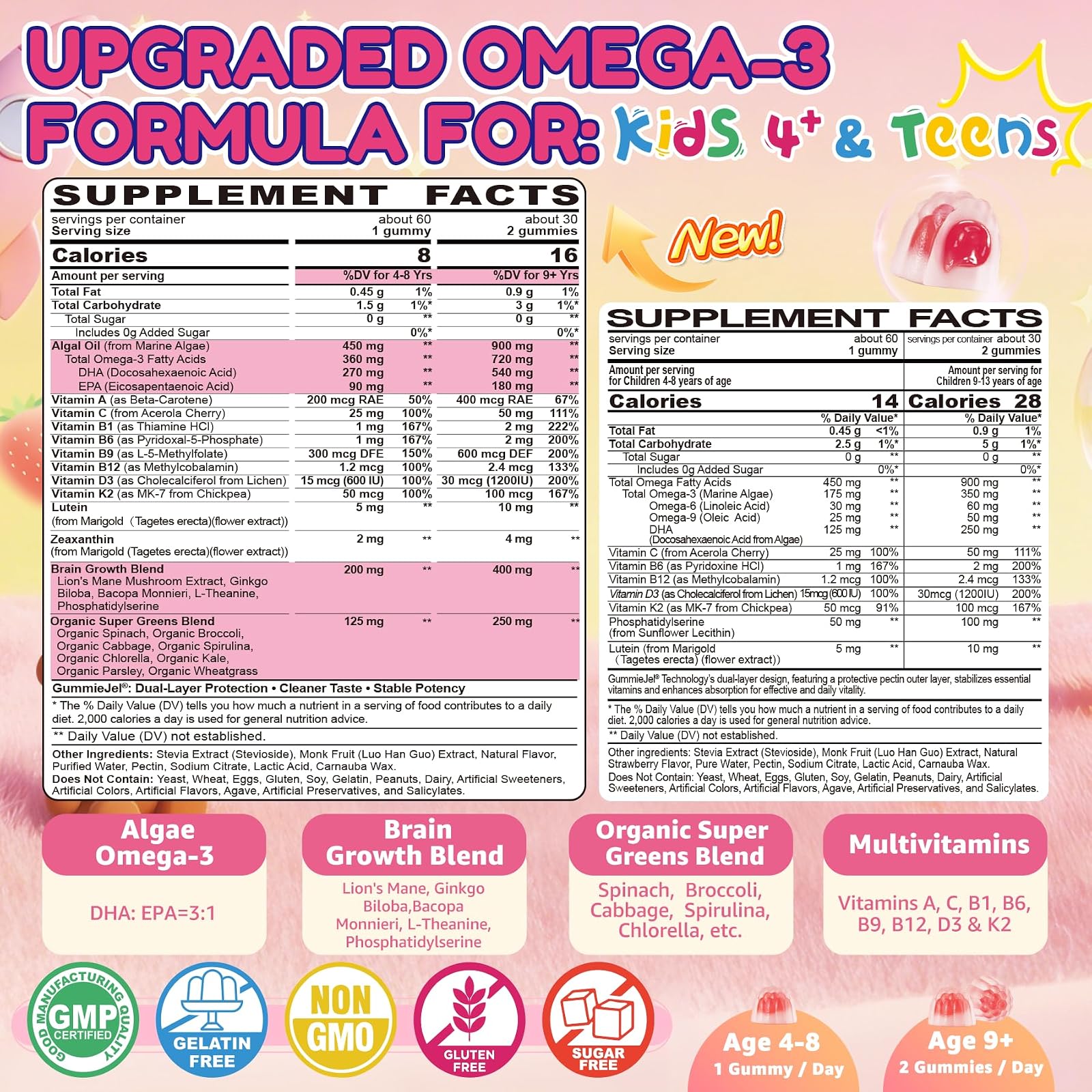 kids gummies with DHA and EPA