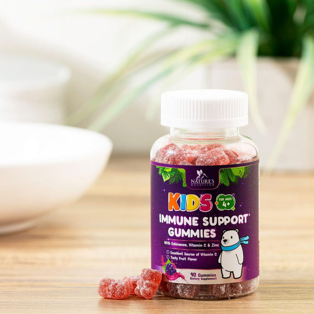 Kids' gummies with natural ingredients