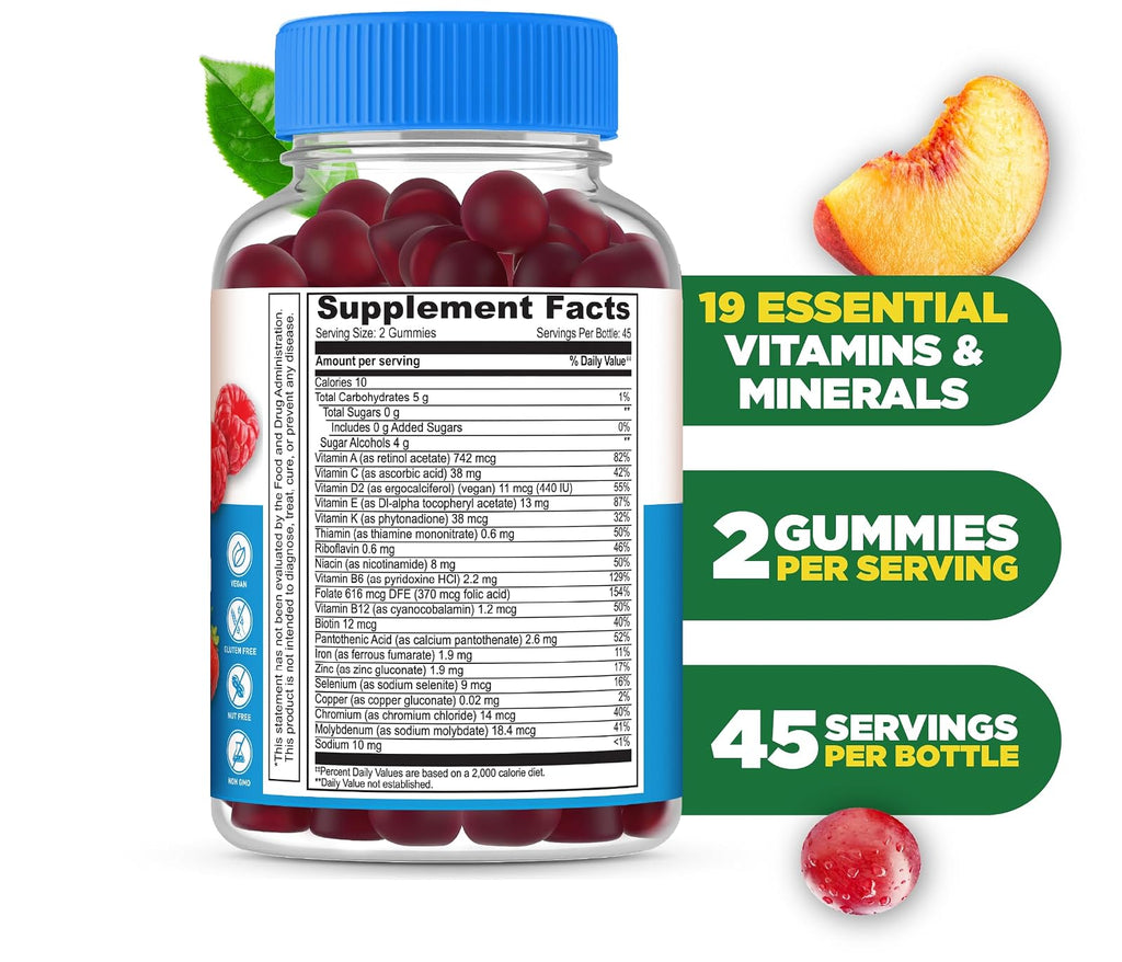 kids gummy multivitamin with iron