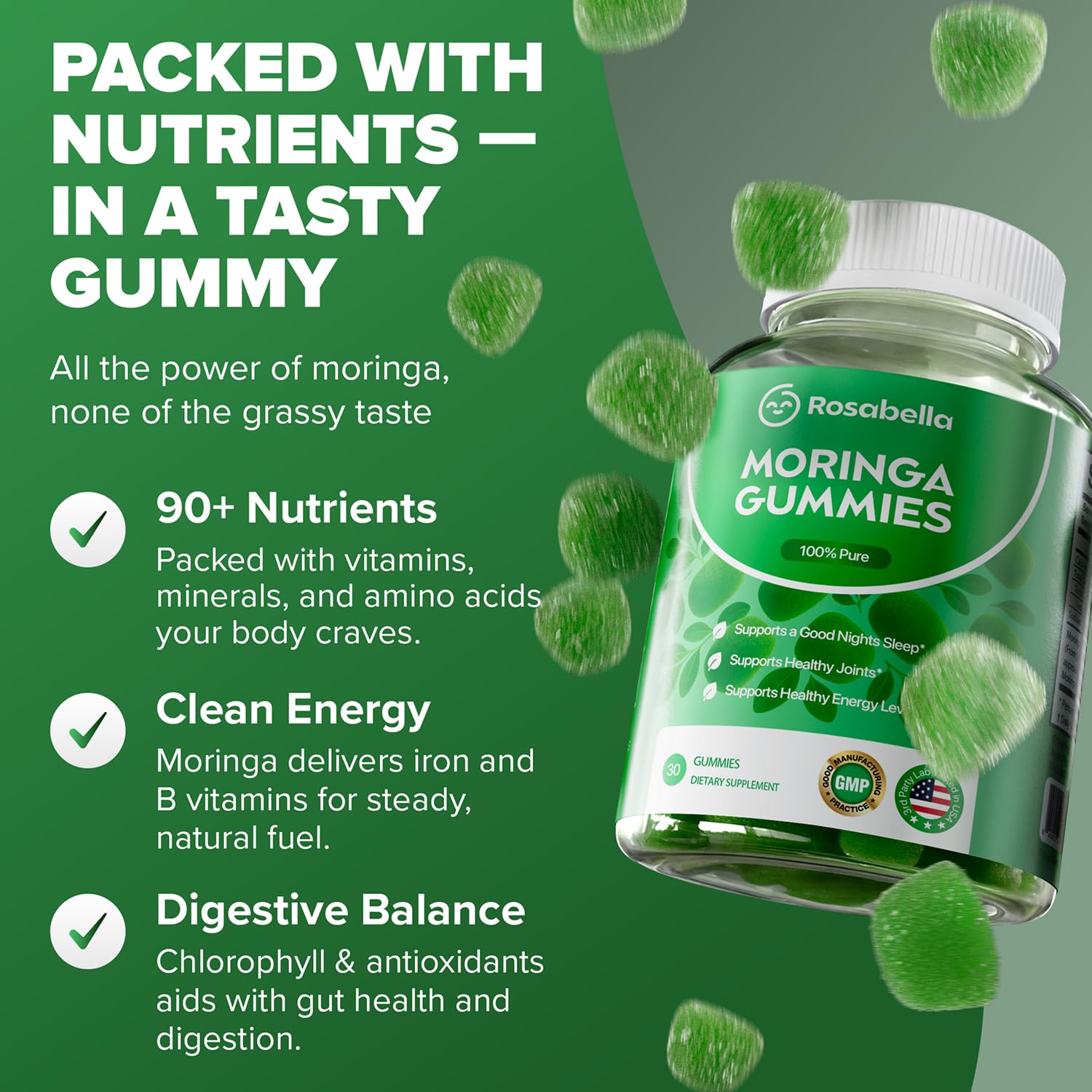 Kids gummy multivitamin with Moringa