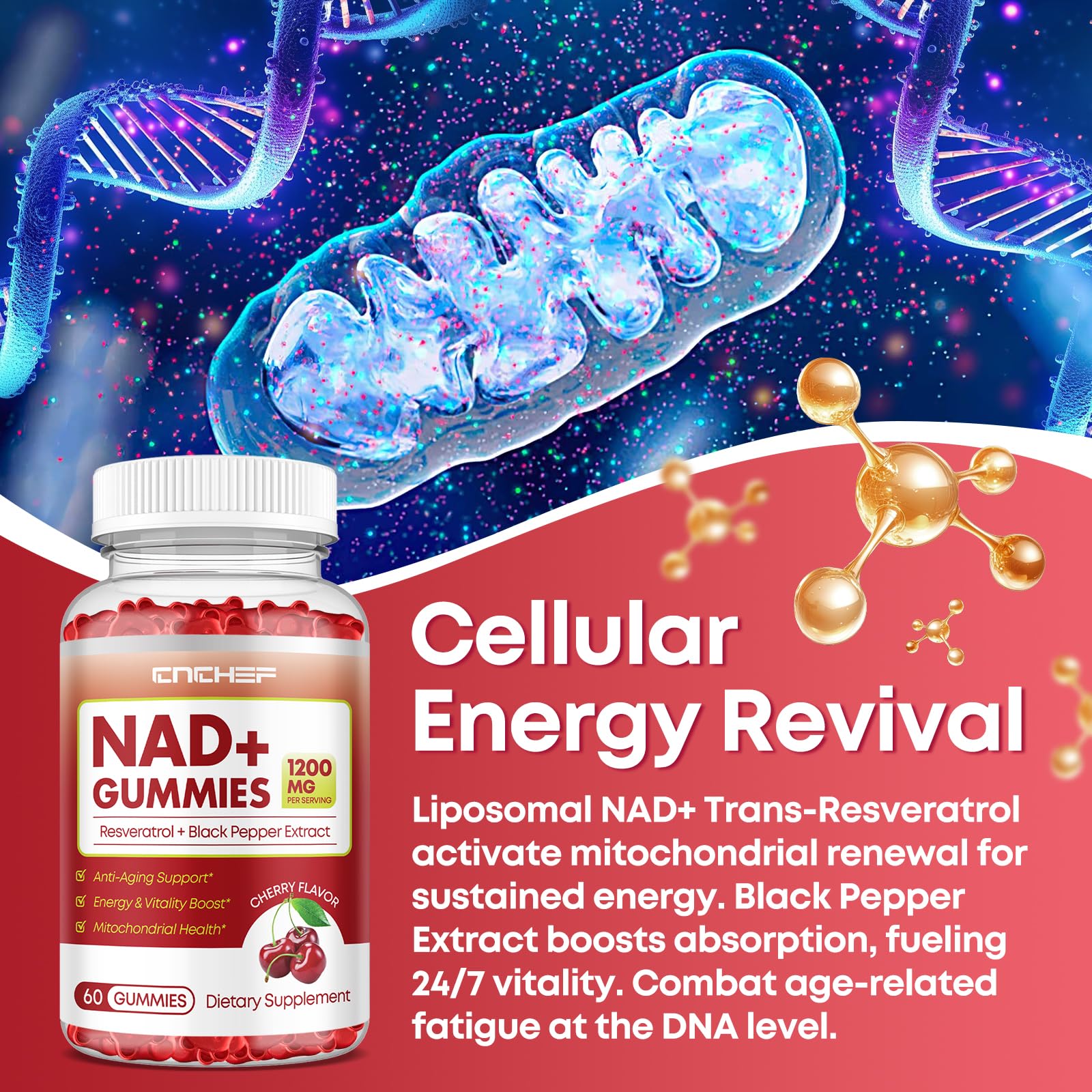 kids gummy multivitamin with NAD+