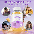 Kids' gummy multivitamin with saffron