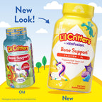 Kids' gummy vitamins with calcium and D3