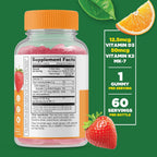 Kids' gummy vitamins with D3 and K2