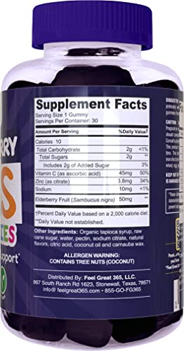 Kids' health elderberry gummies