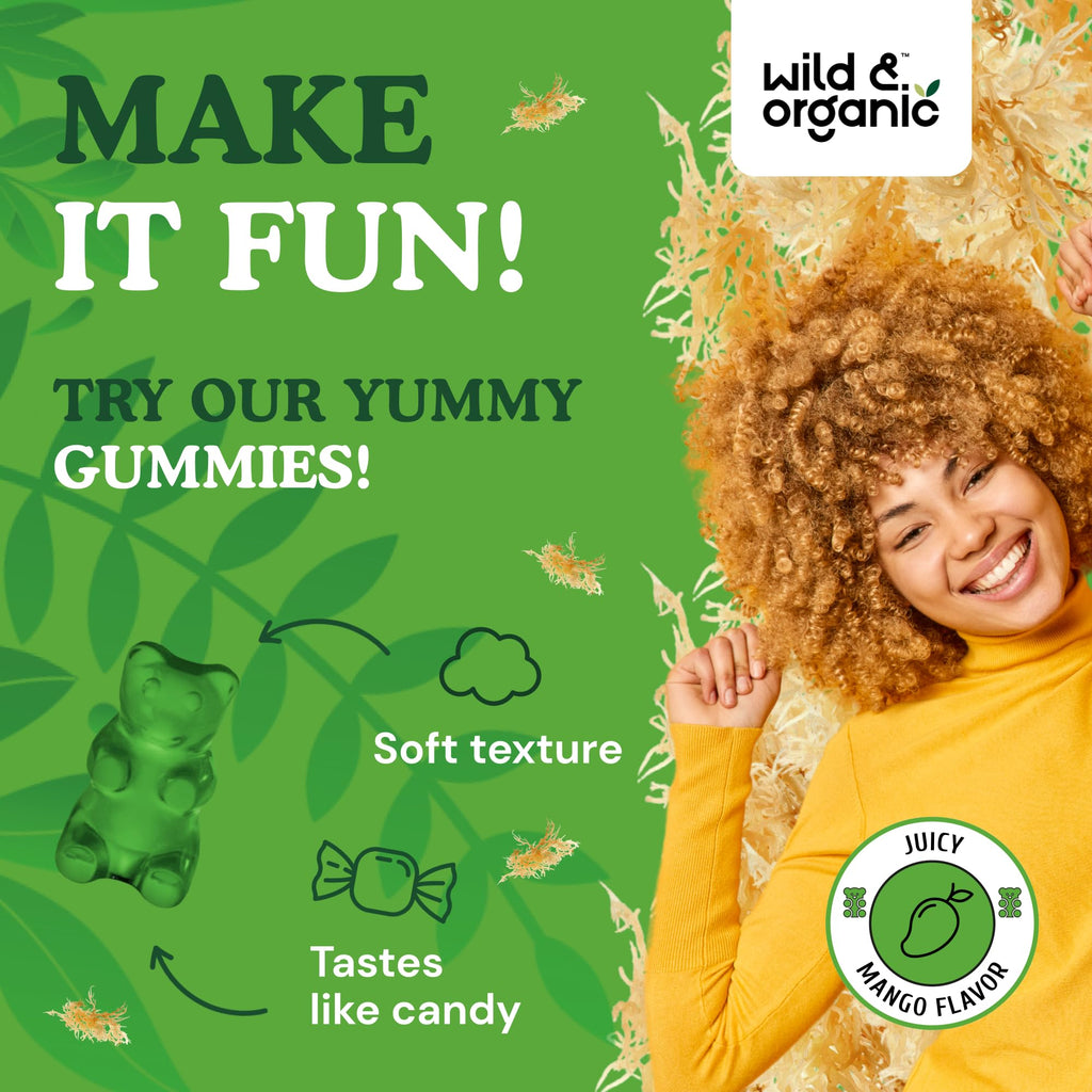 Kids' health support with sea moss