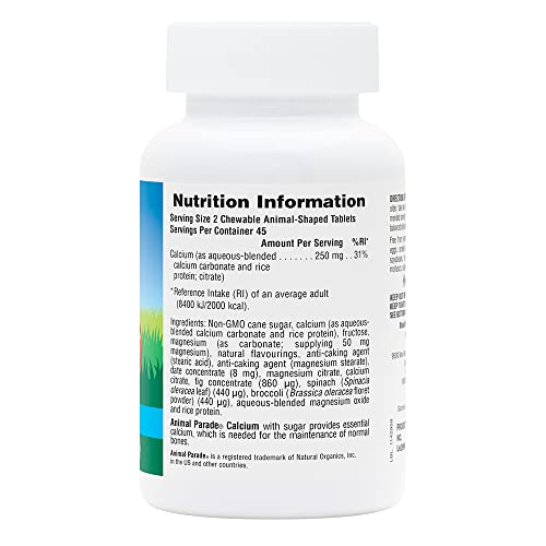 Kids' health with Natures Plus calcium