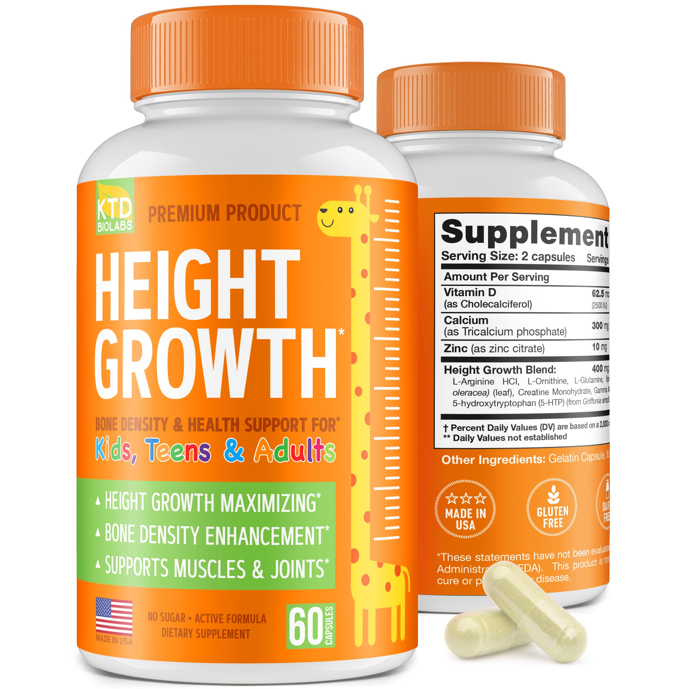 Kids Height Growth support capsules