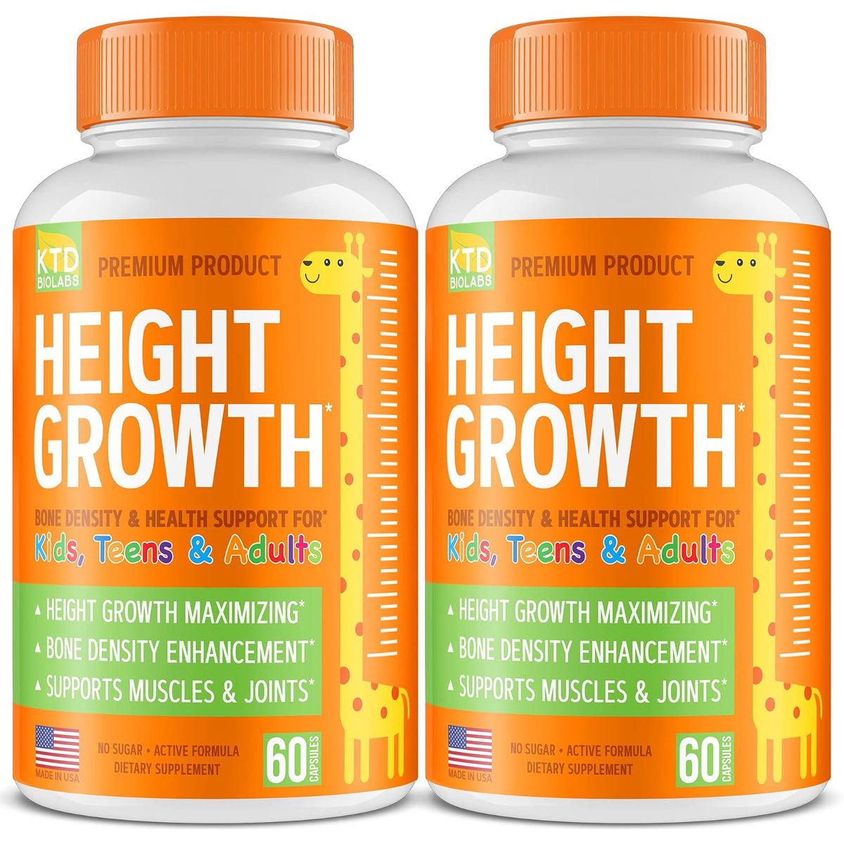 kids height growth support multivitamins