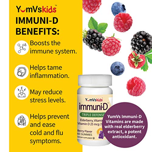 kids immune health elderberry gummies