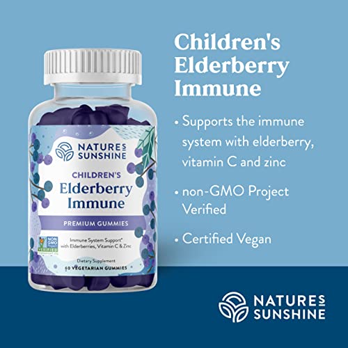 kids' immune health elderberry gummies
