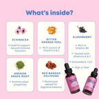 Kids immune health liquid supplement