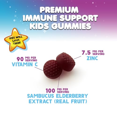 kids immune support elderberry supplements