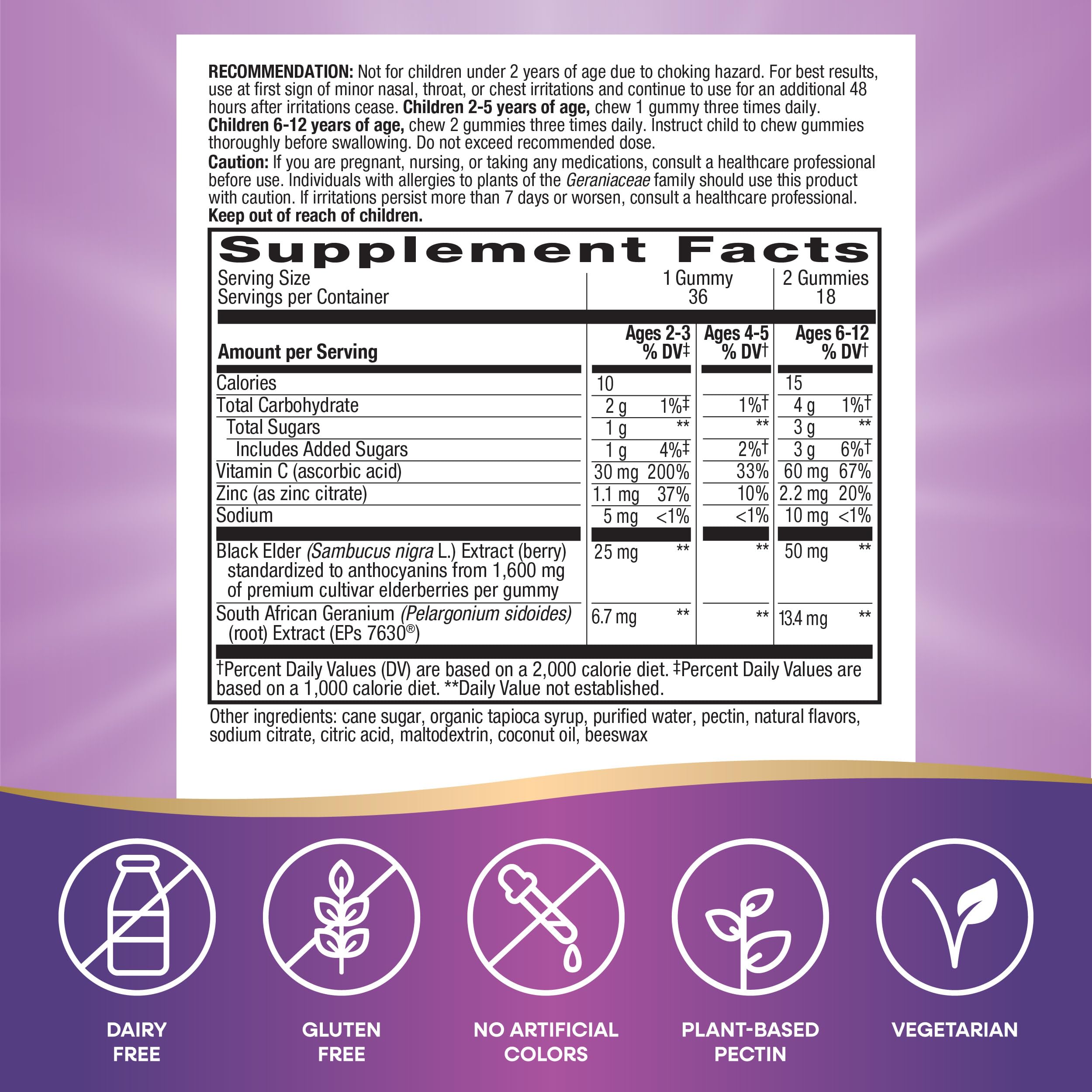 Kids' immune support with Nature's Way