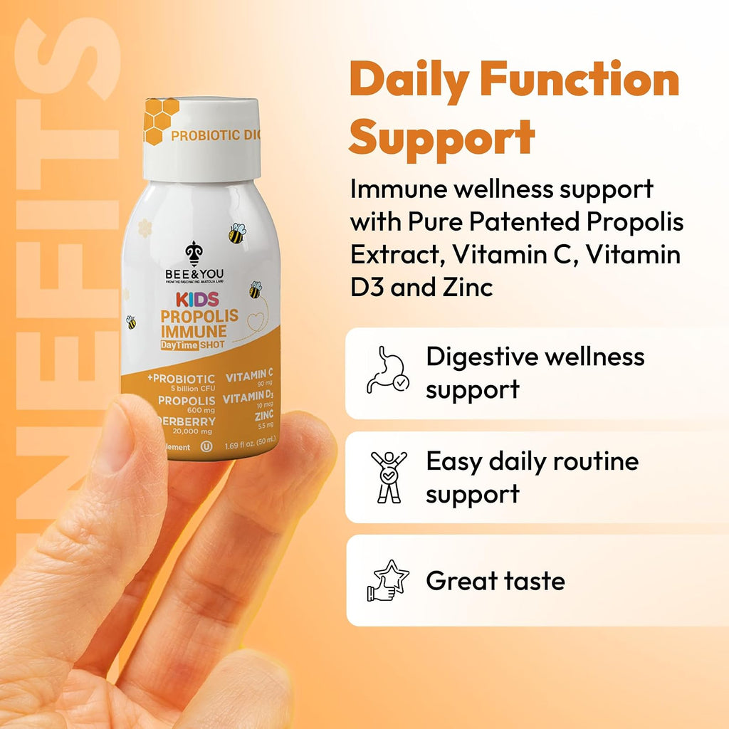 Kids immune support with propolis