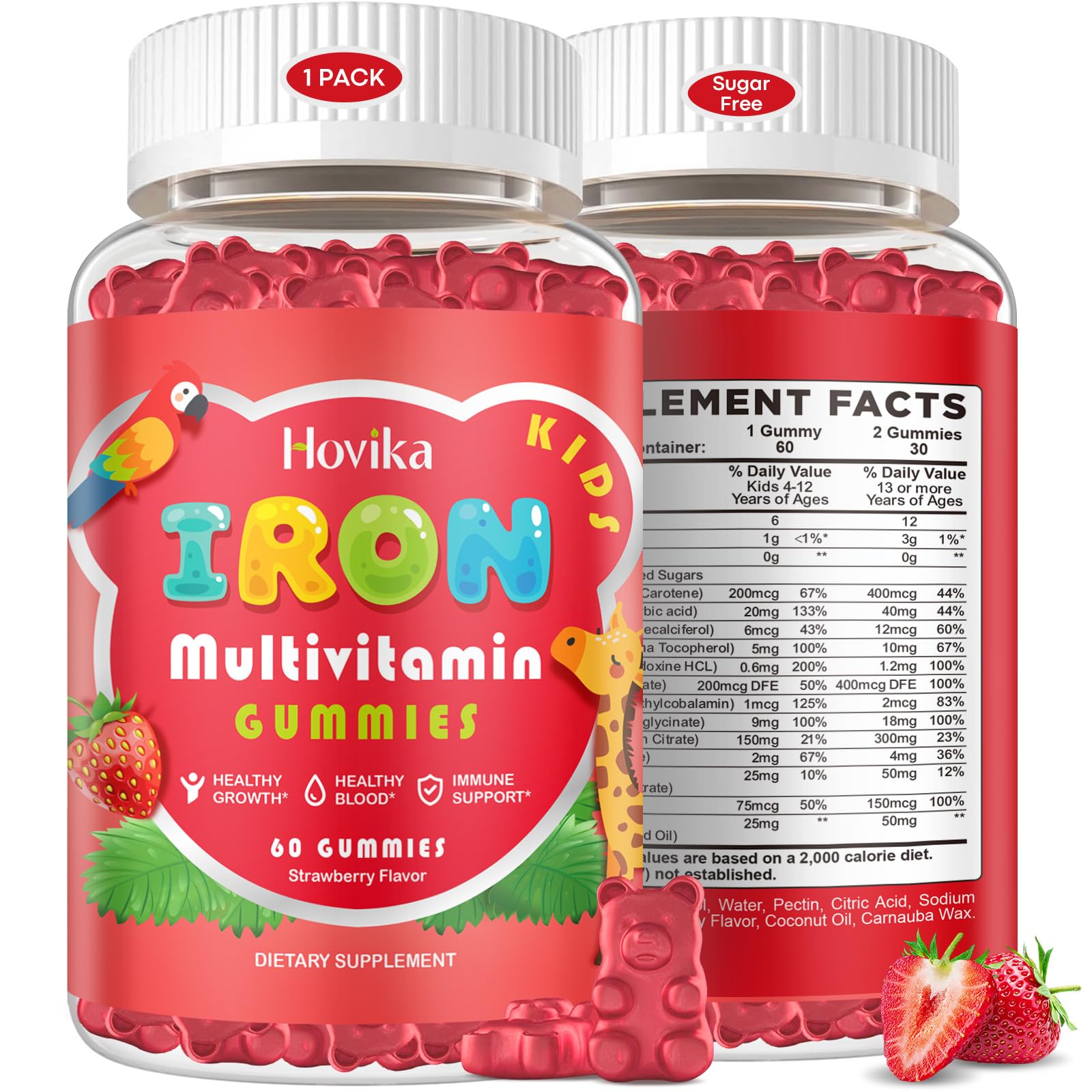 kids iron gummies for healthy growth