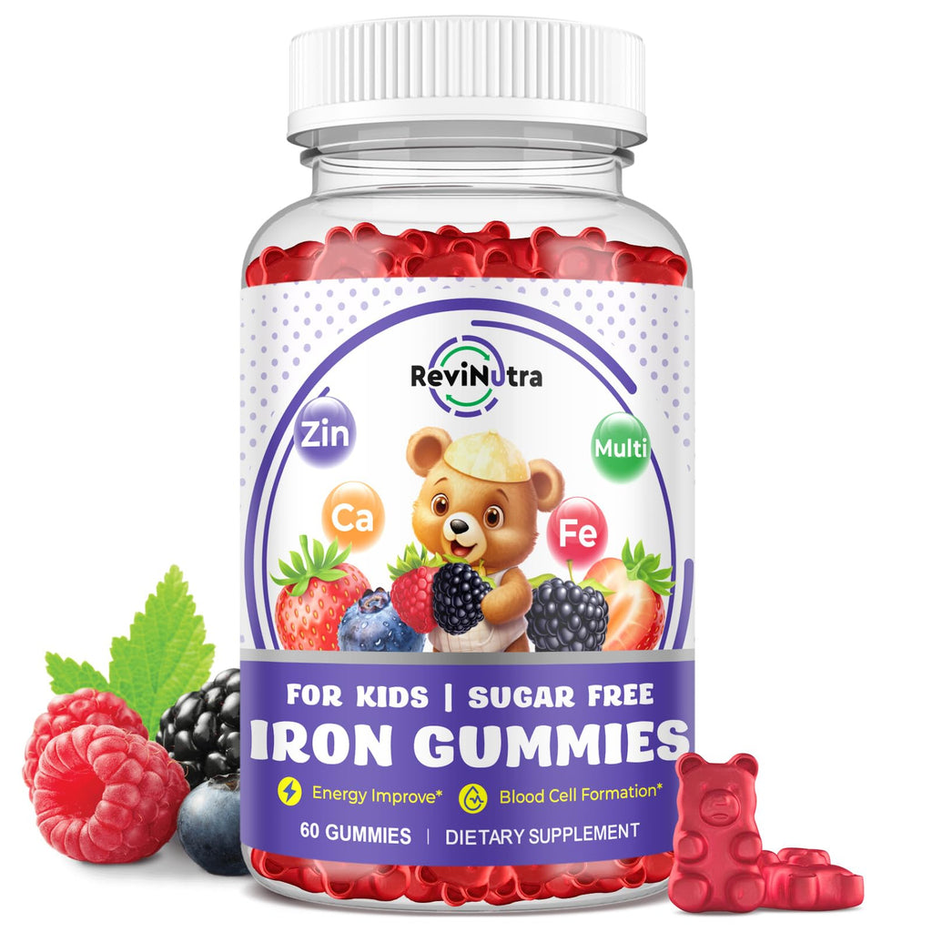 kids iron gummies with calcium