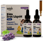 Kids liquid iron drops with vitamin C