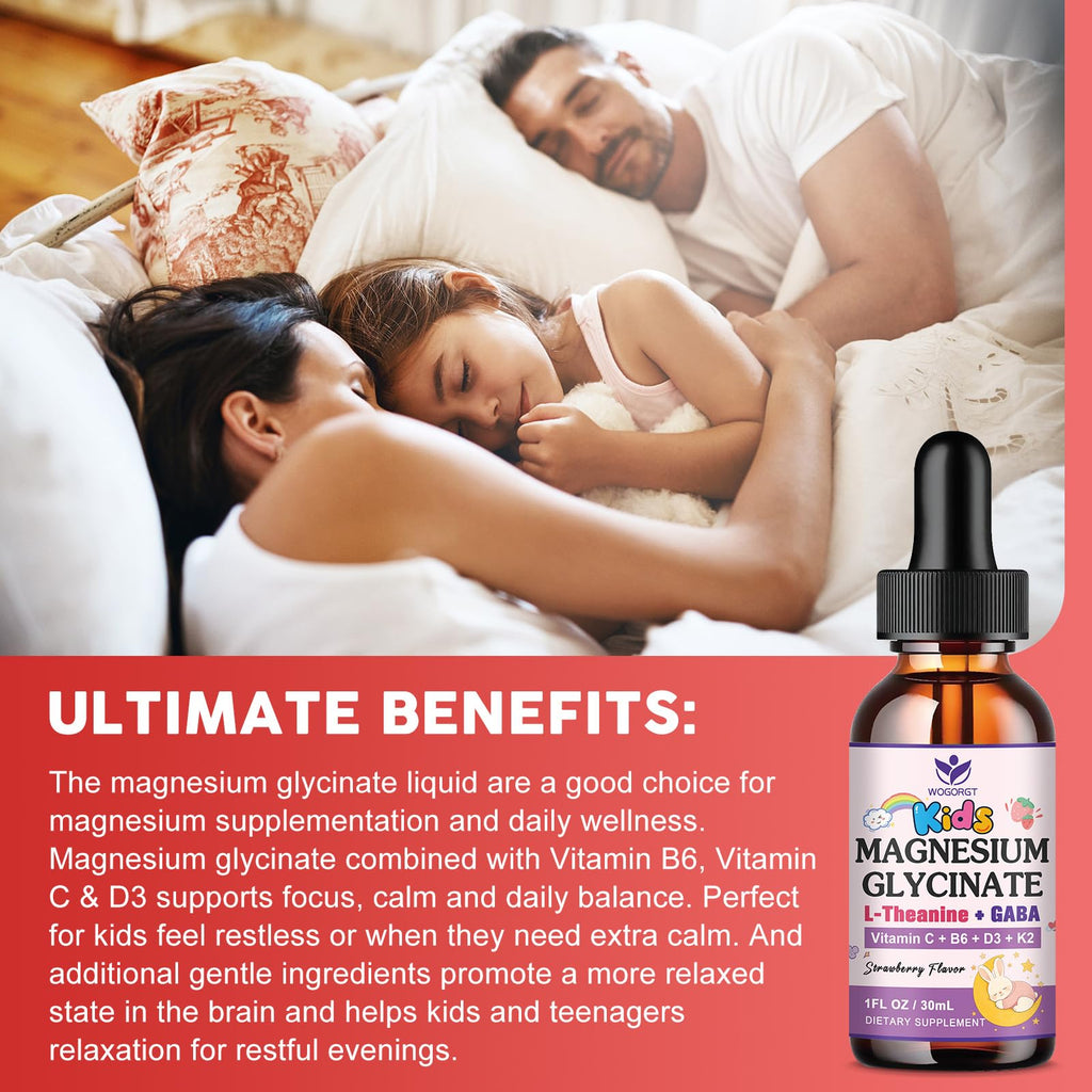 Kids' liquid magnesium for relaxation