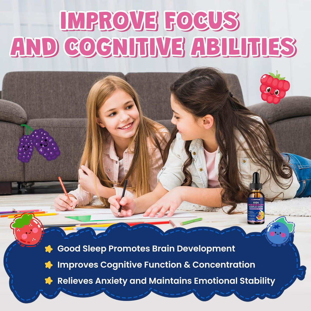 Kids liquid magnesium for relaxation