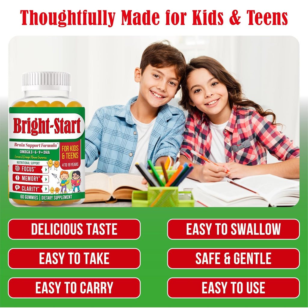 Kids love BrightStart Omega 3 gummies