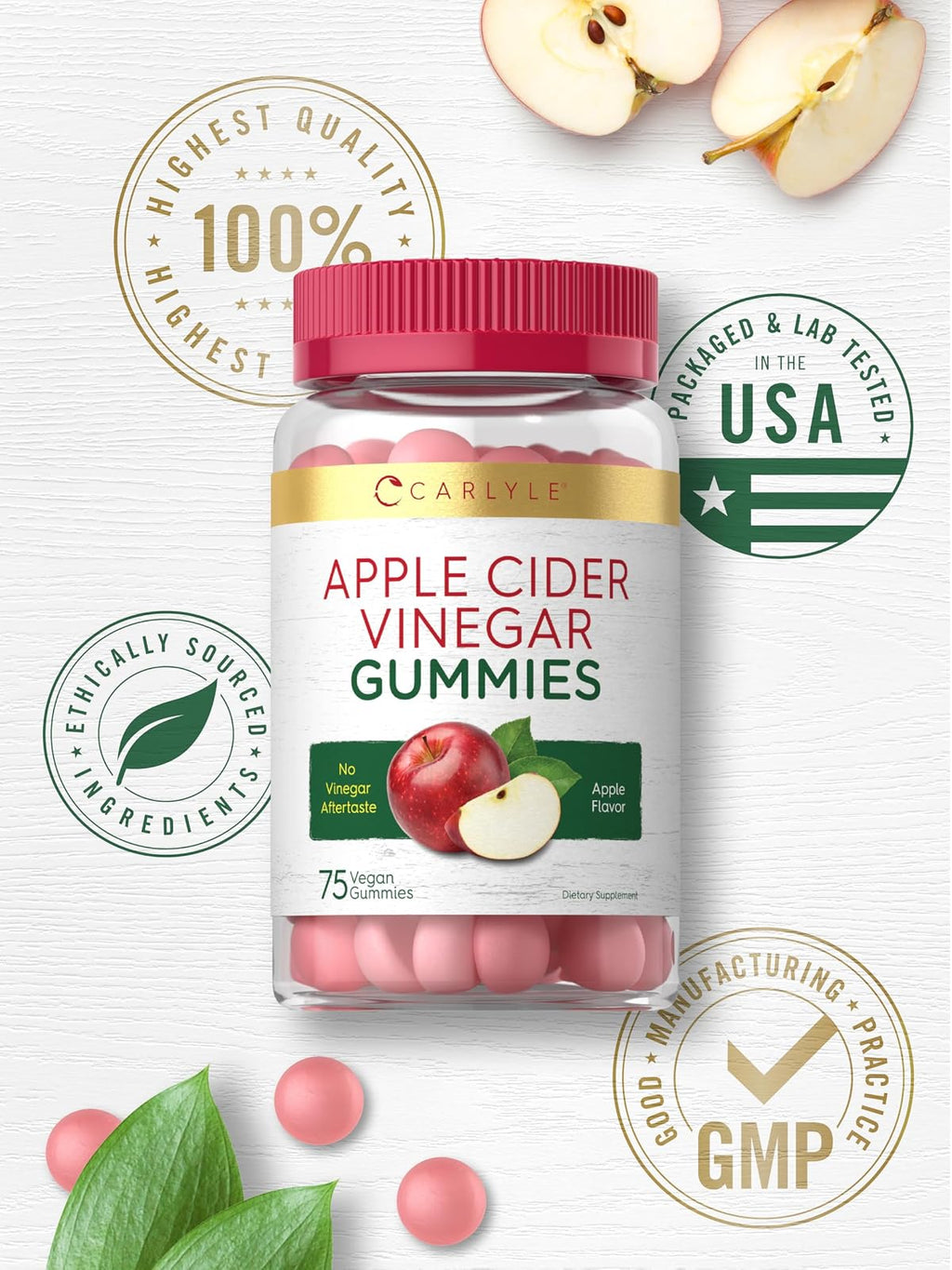 Kids love Carlyle apple cider gummies
