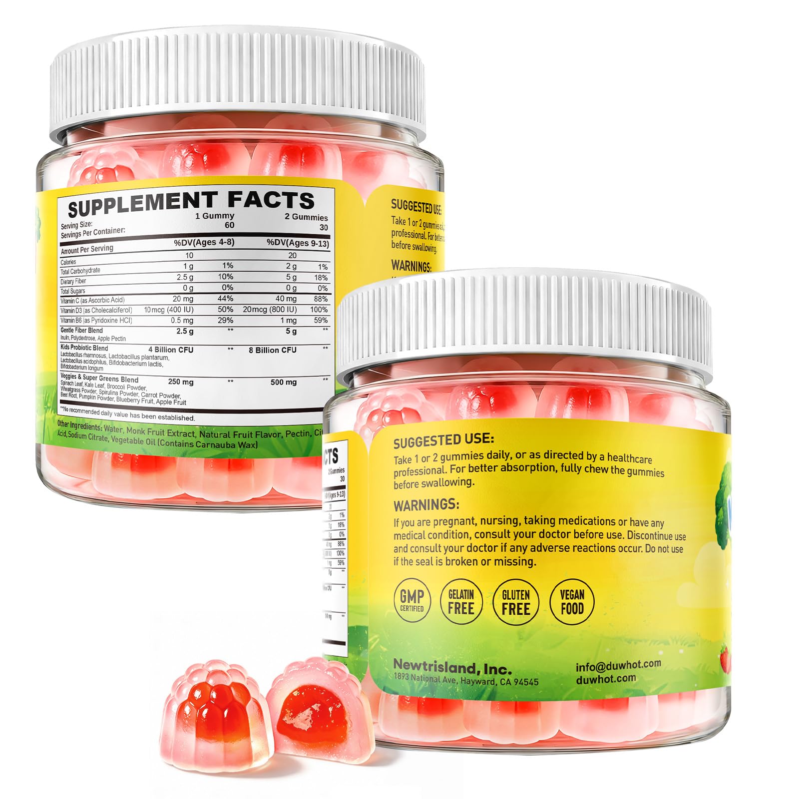 kids love duwhot fiber gummies
