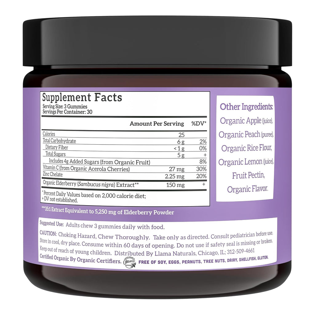 kids love Llama Naturals elderberry gummies