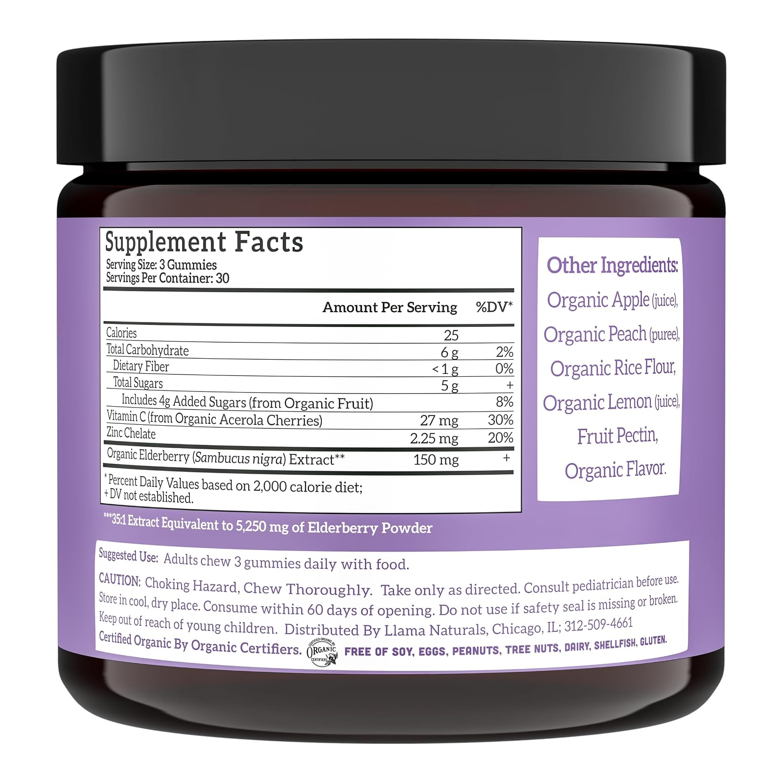 kids love Llama Naturals elderberry gummies