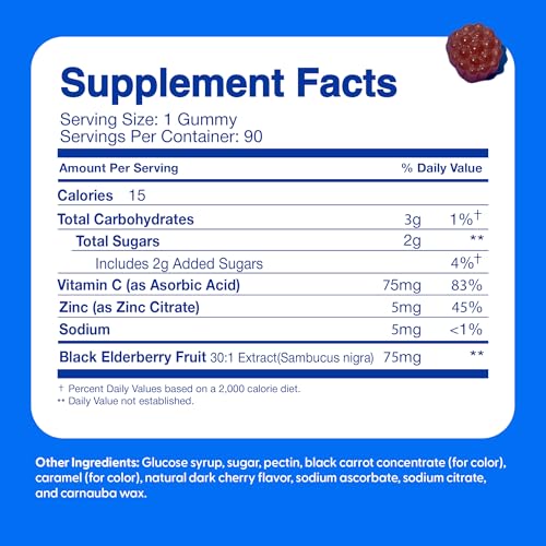 Kids love these elderberry gummy vitamins