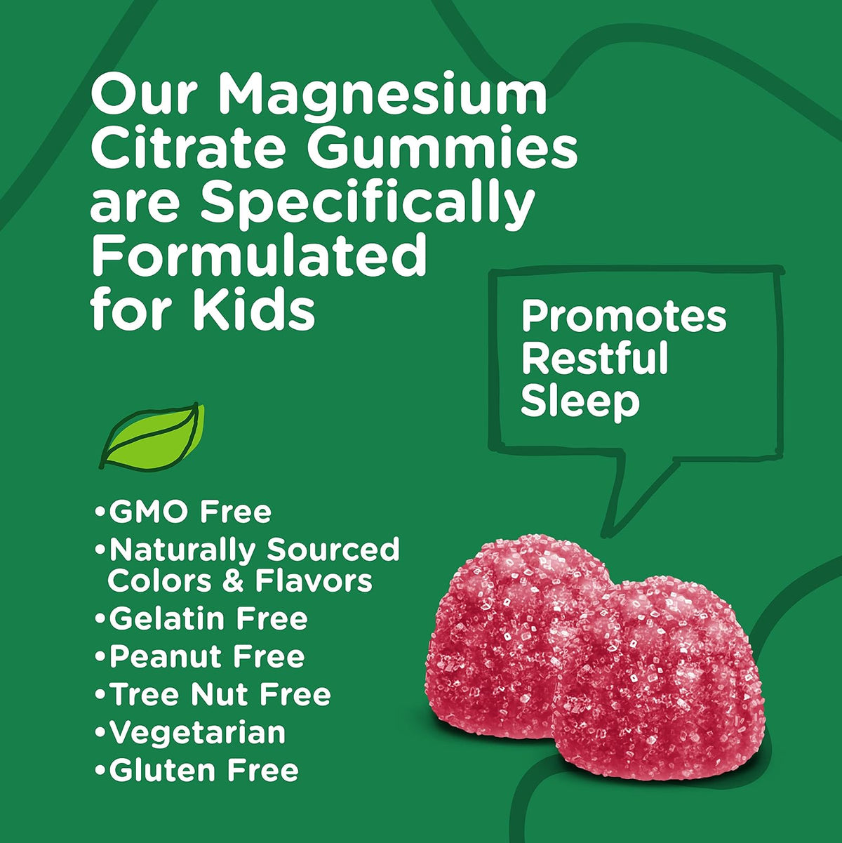 Kids' magnesium citrate for daily wellness