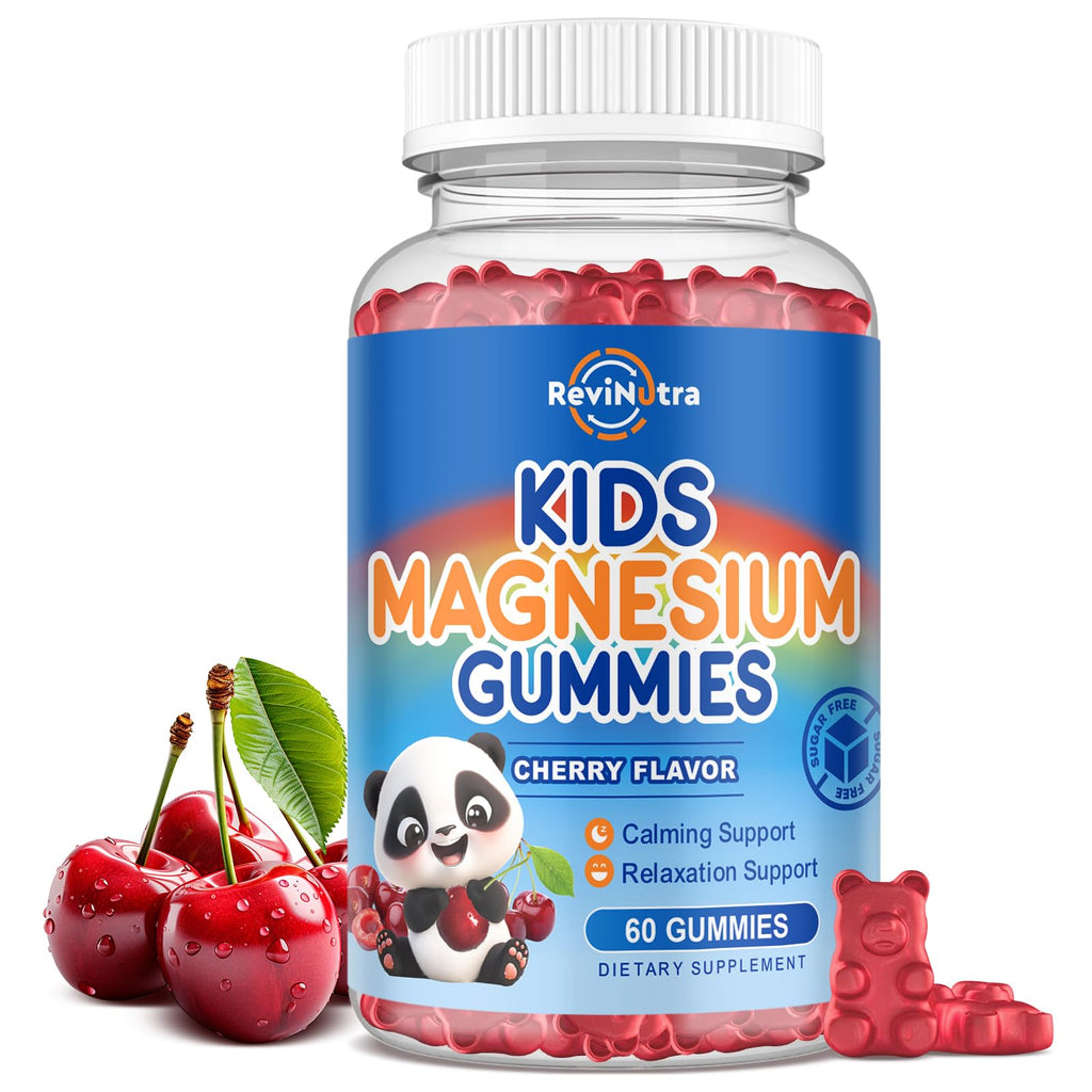 Kids magnesium citrate gummies cherry