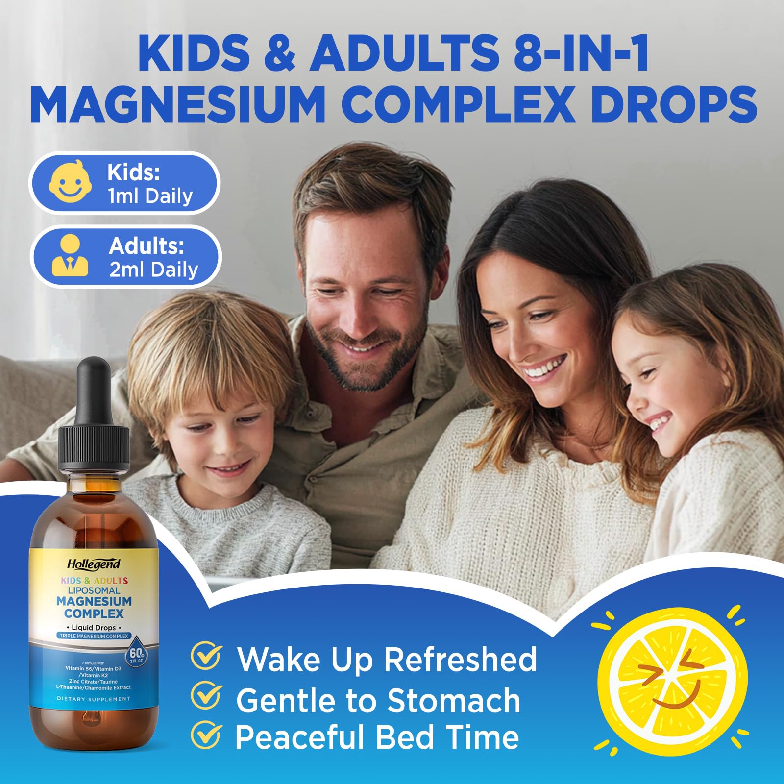 Kids' magnesium glycinate for daily wellness