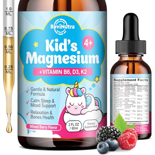 Kids magnesium glycinate liquid drops