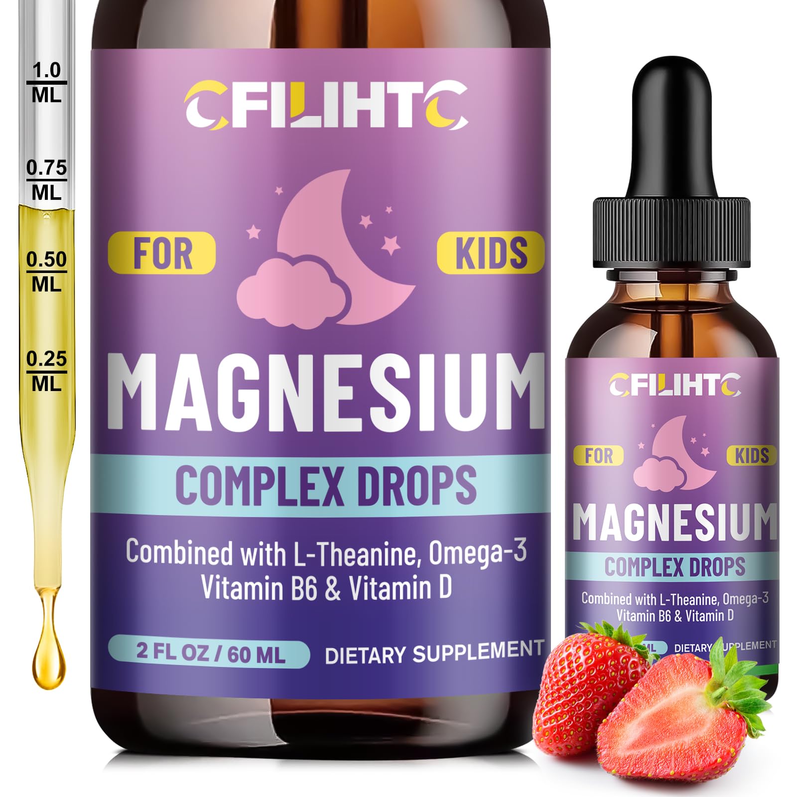 Kids magnesium glycinate liquid drops