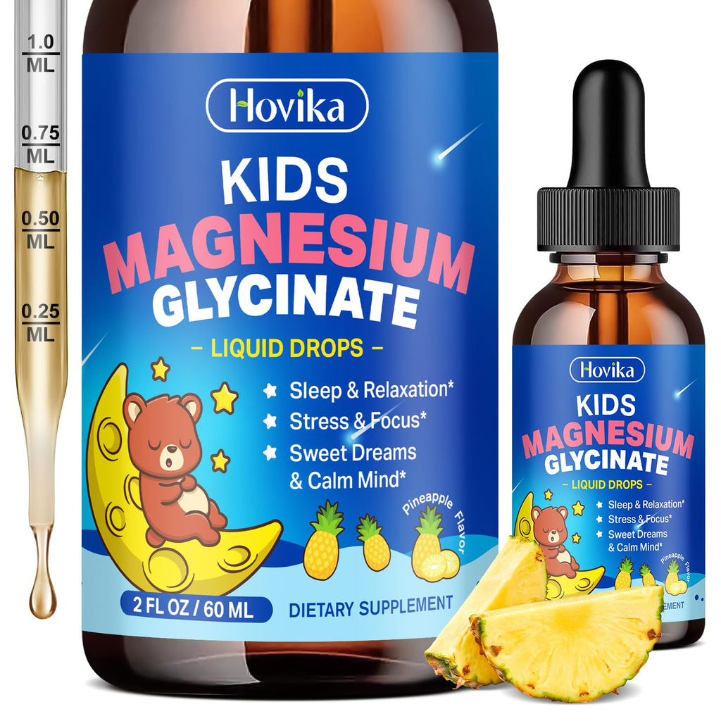 Kids magnesium glycinate liquid supplement