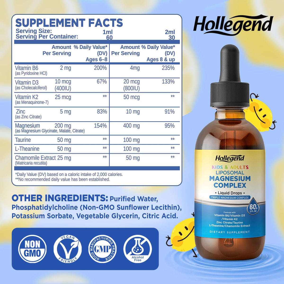 Kids magnesium glycinate supplement