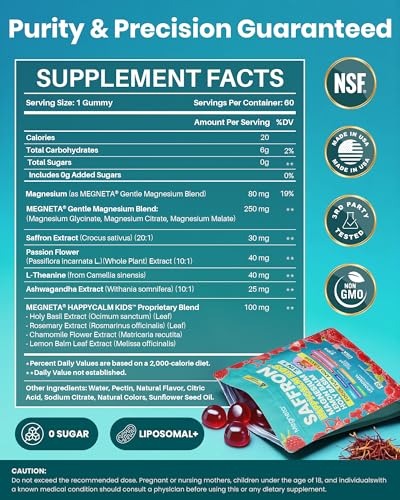 Kids magnesium gummies for focus