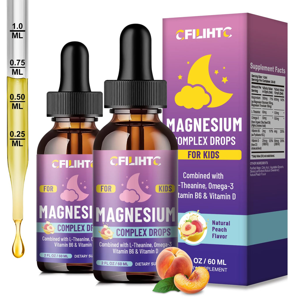 Kids magnesium liquid drops for sleep