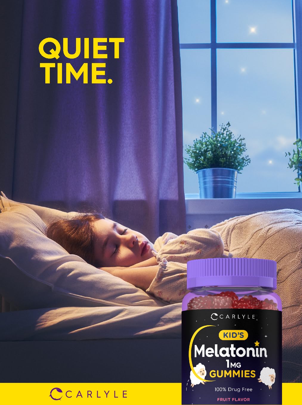 Kids melatonin gummies with delicious flavour