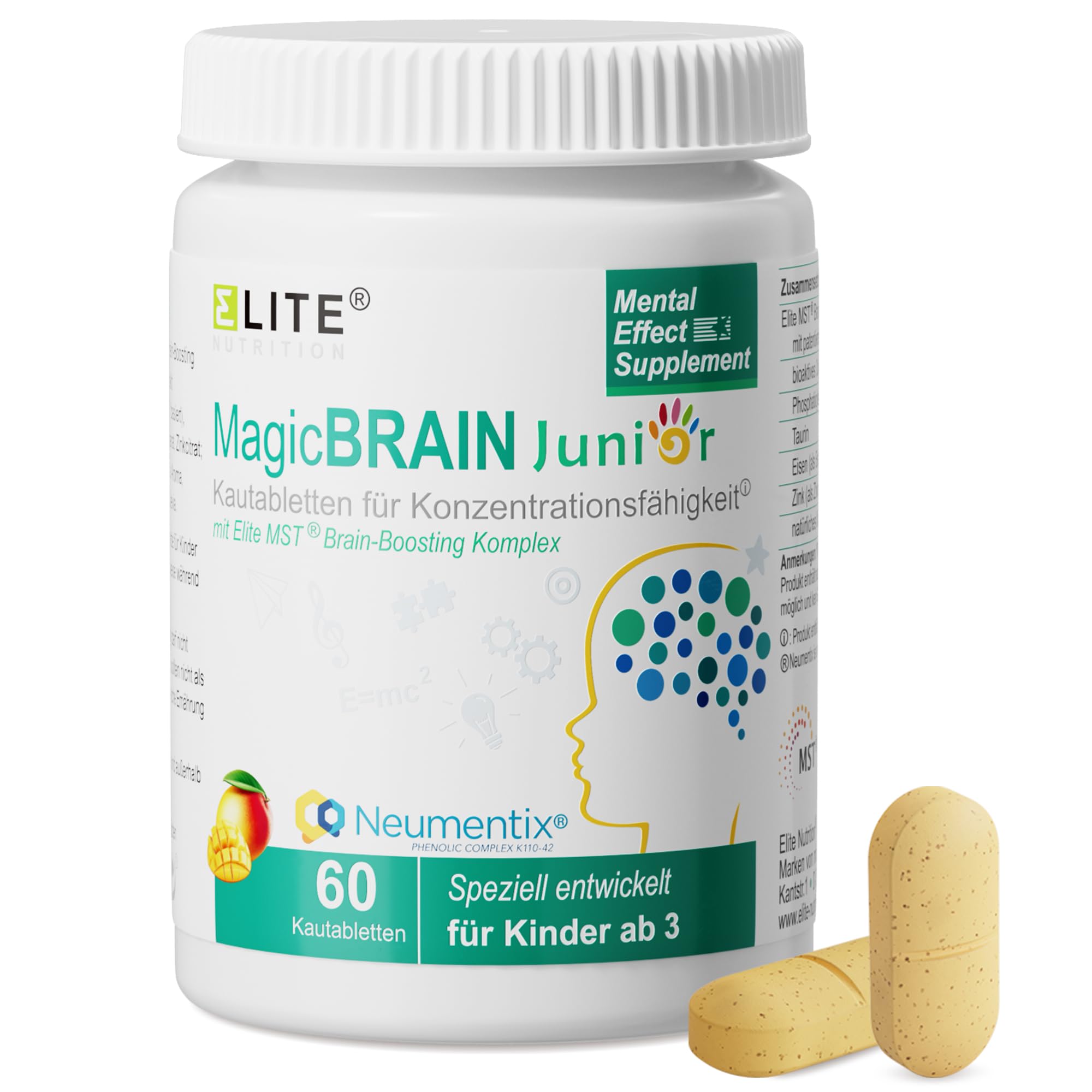Kids memory supplement for focus