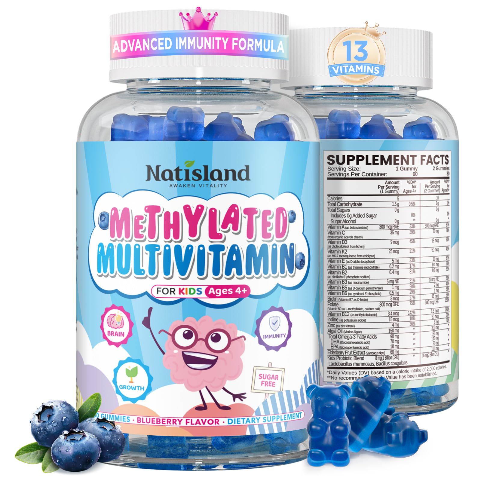 kids methylated multivitamin gummies