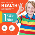 Kids Migraine Gummies with essential vitamins